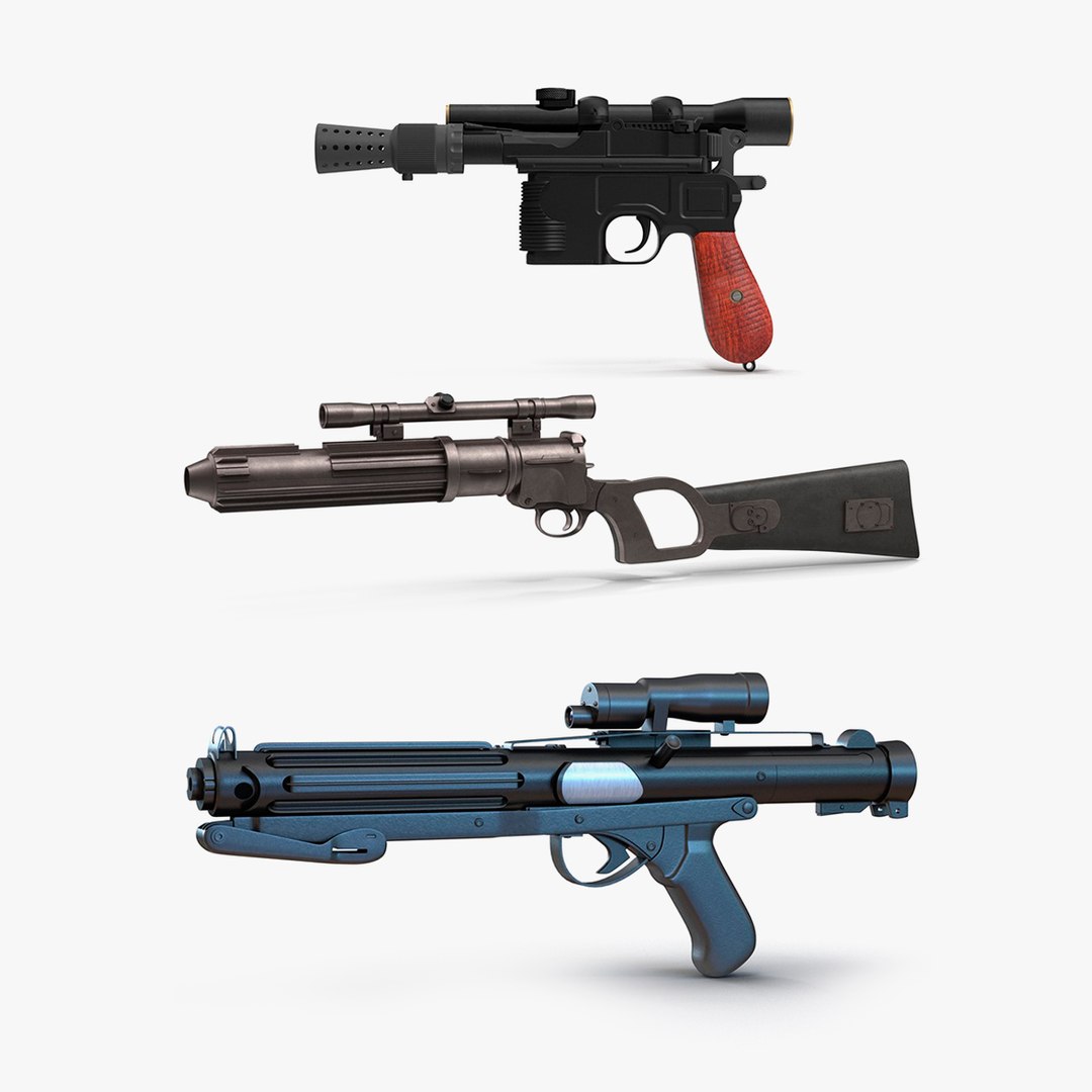 3D Star Wars Weapons Collection 2 Model - TurboSquid 2128318