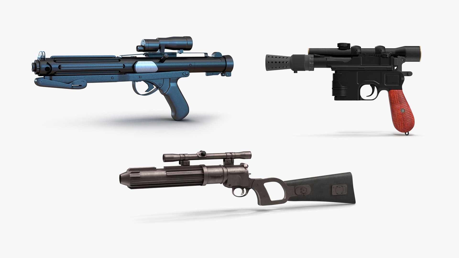 3D Star Wars Weapons Collection 2 Model - TurboSquid 2128318