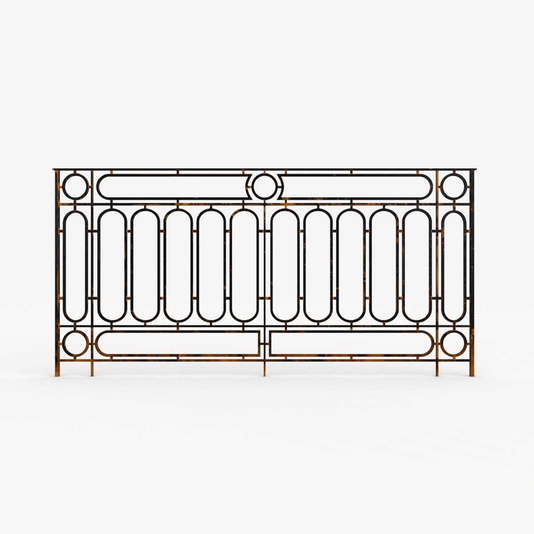 Railing 24001 3D Model - TurboSquid 2206629