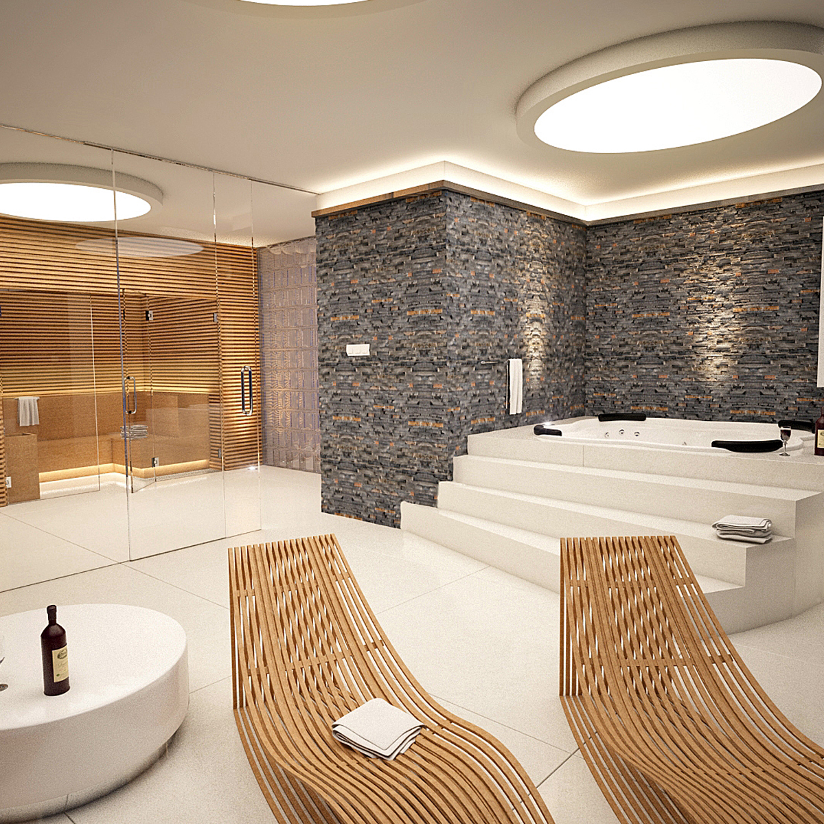 3d wellness interior model