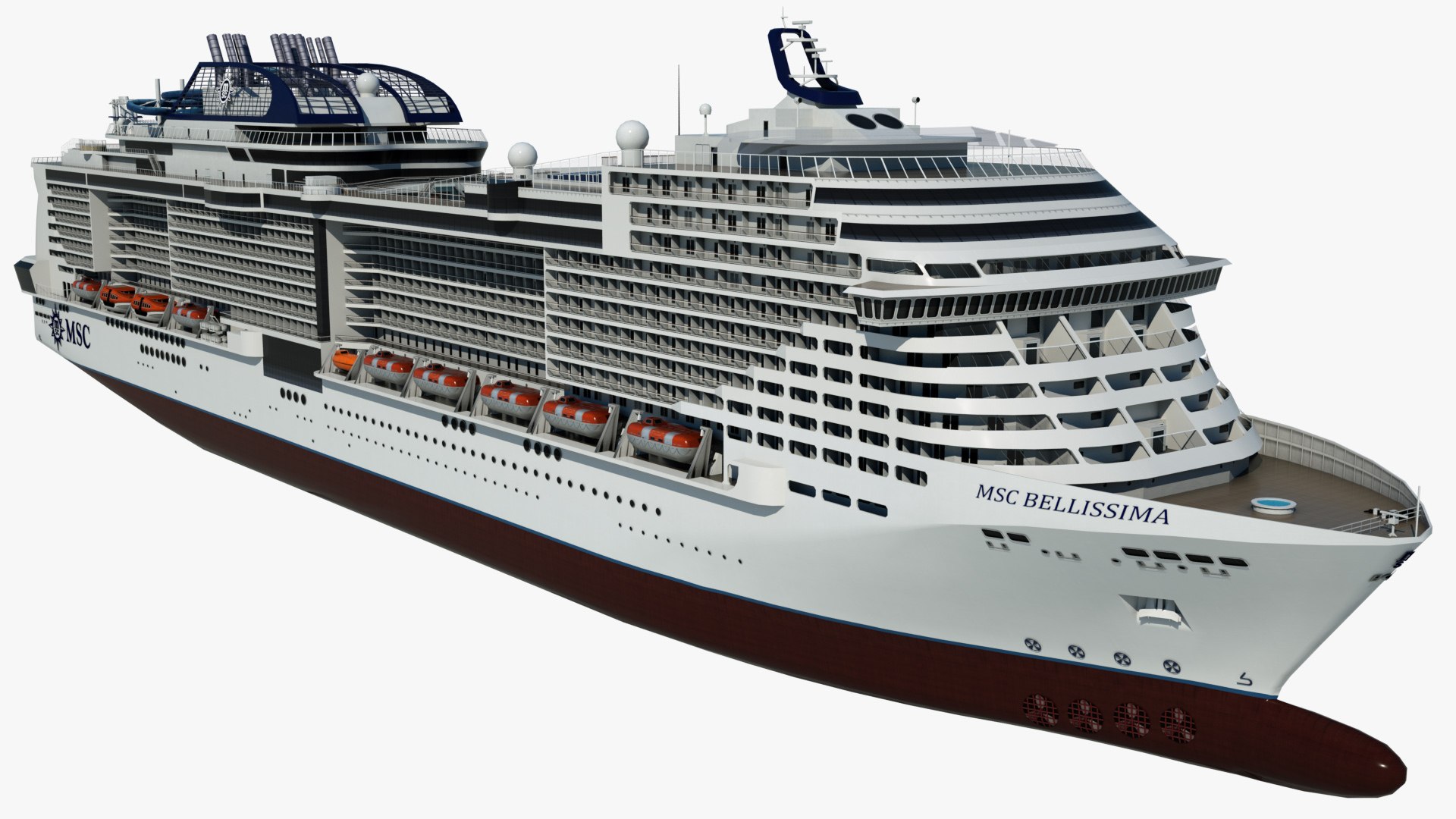 MSC Cruise Ship Collection Vol.9 3D Model - TurboSquid 1738399