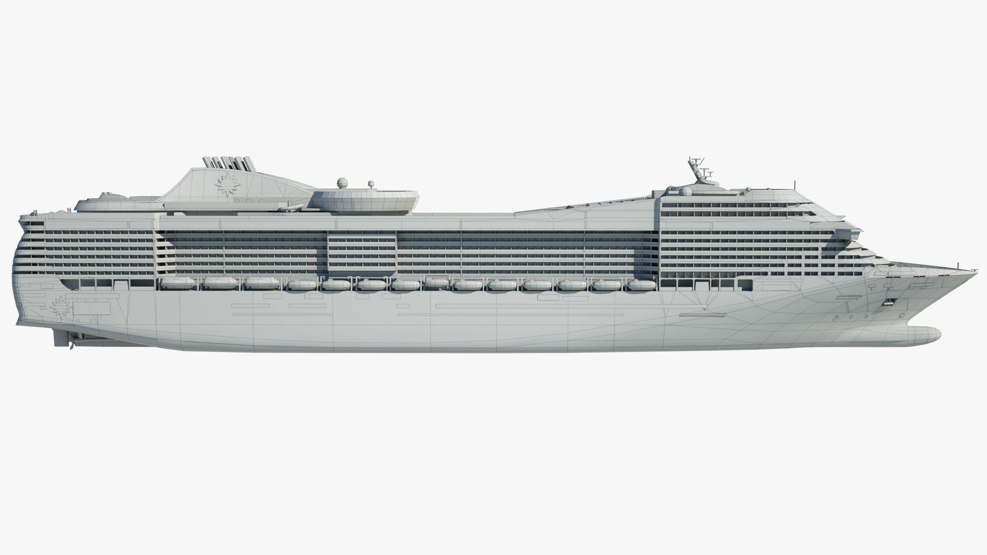 MSC Cruise Ship Collection Vol.9 3D Model - TurboSquid 1738399