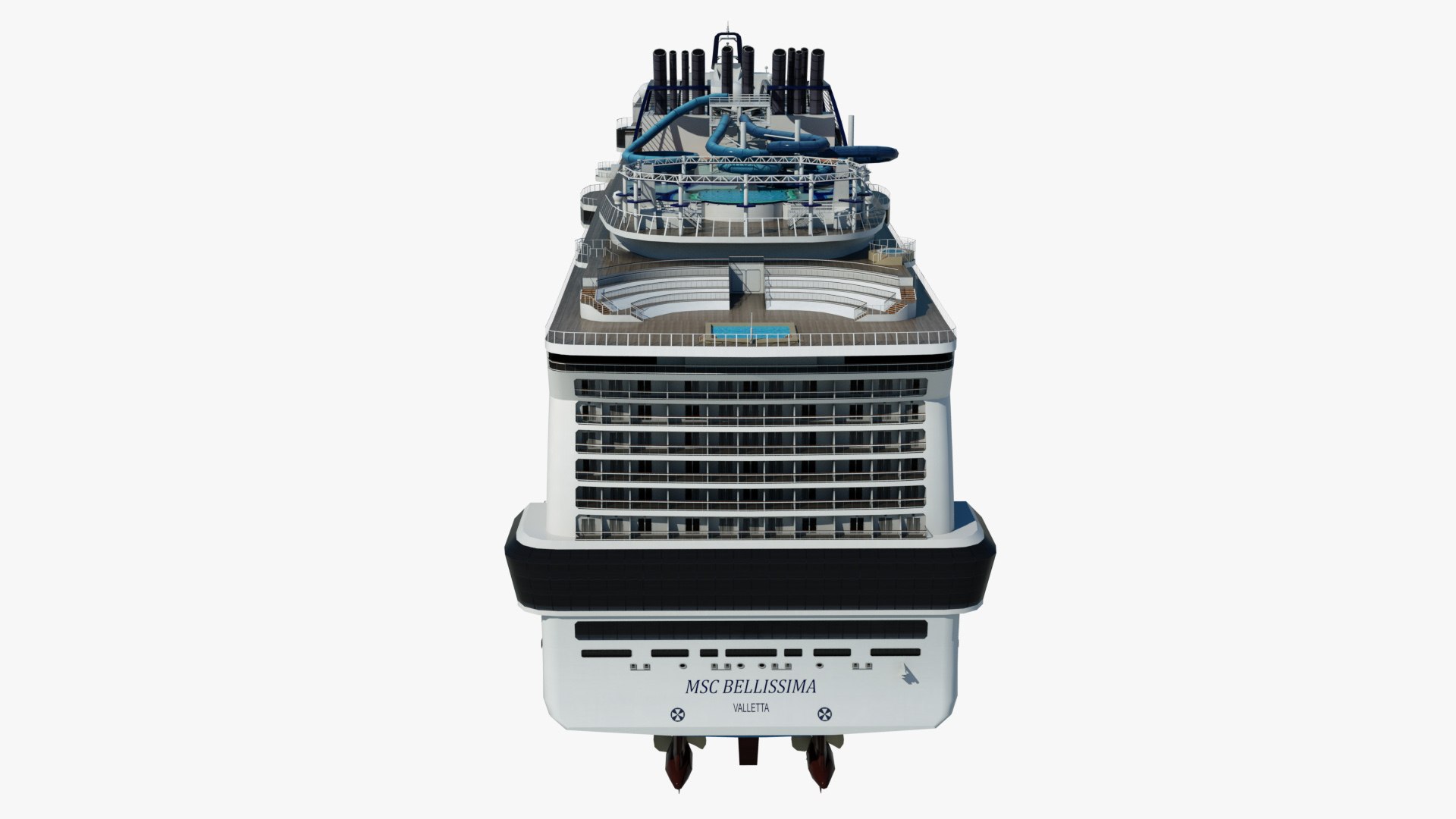 MSC Cruise Ship Collection Vol.9 3D Model - TurboSquid 1738399