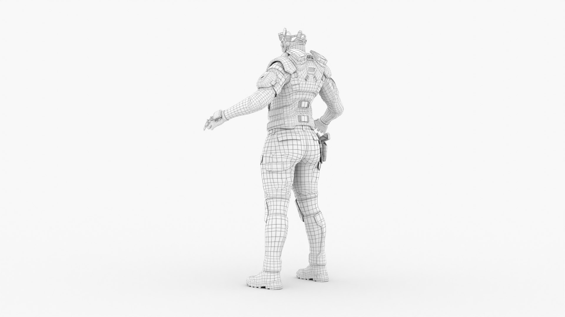 3d Game Costume Model Turbosquid 2139172
