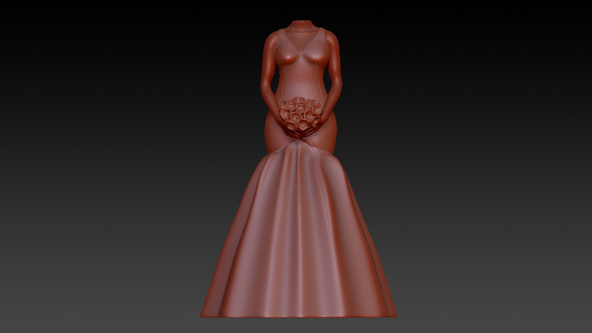 Bride 2 Ready Print 3D Model - TurboSquid 1702458