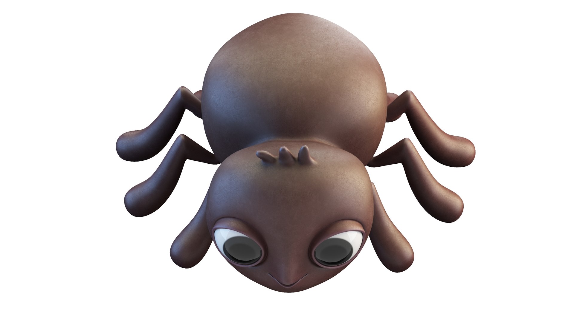 Cartoon Spider Character 3D Model - TurboSquid 2070223