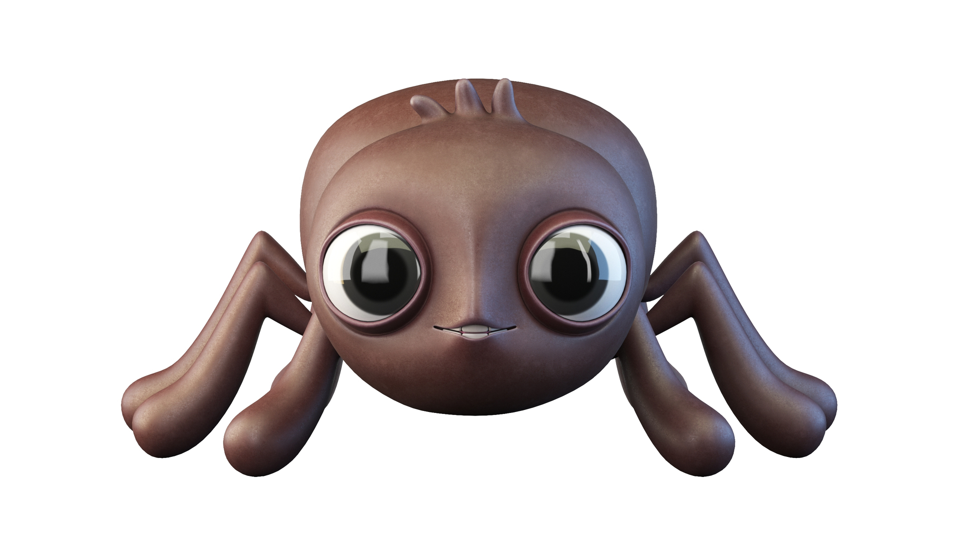 Cartoon Spider Character 3D Model - TurboSquid 2070223