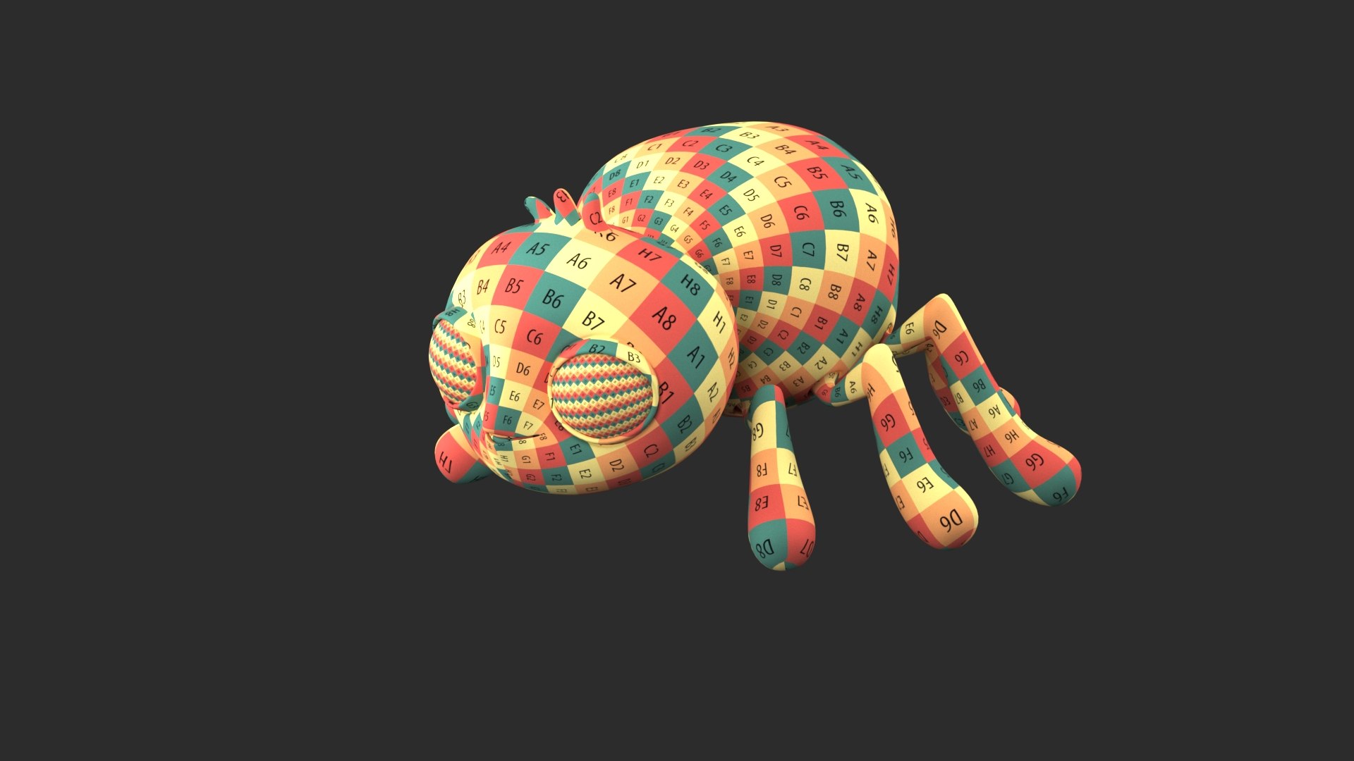 Cartoon Spider Character 3D Model - TurboSquid 2070223