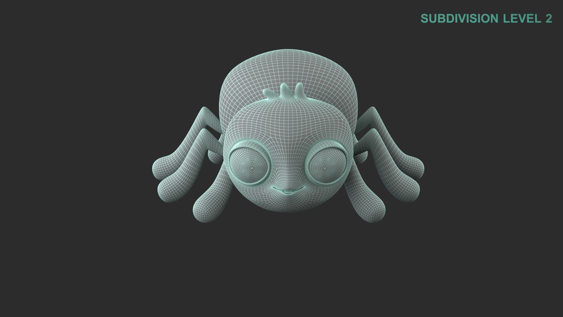 Cartoon Spider Character 3D Model - TurboSquid 2070223
