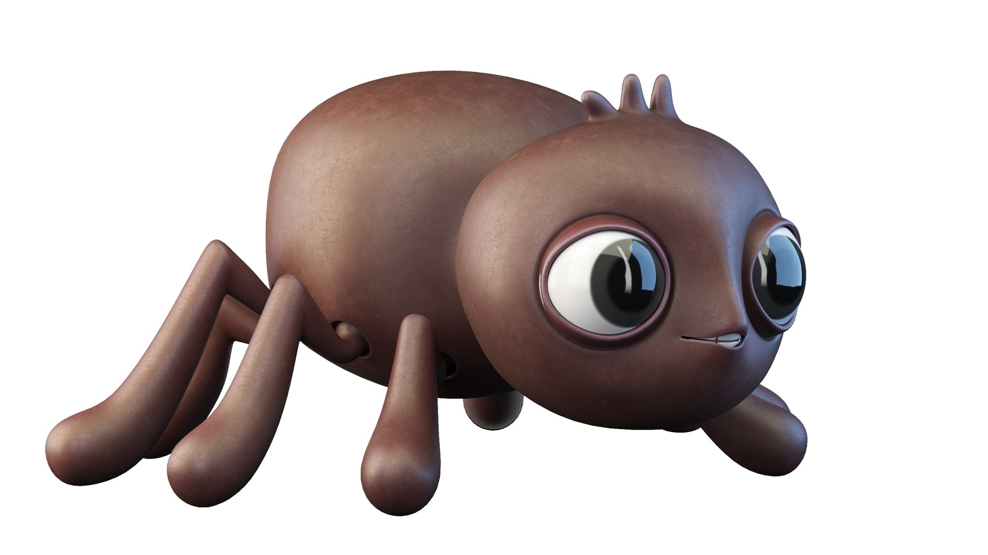 Cartoon Spider Character 3D Model - TurboSquid 2070223