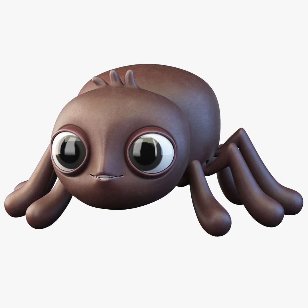 Cartoon Spider Character 3D model - TurboSquid 2070223