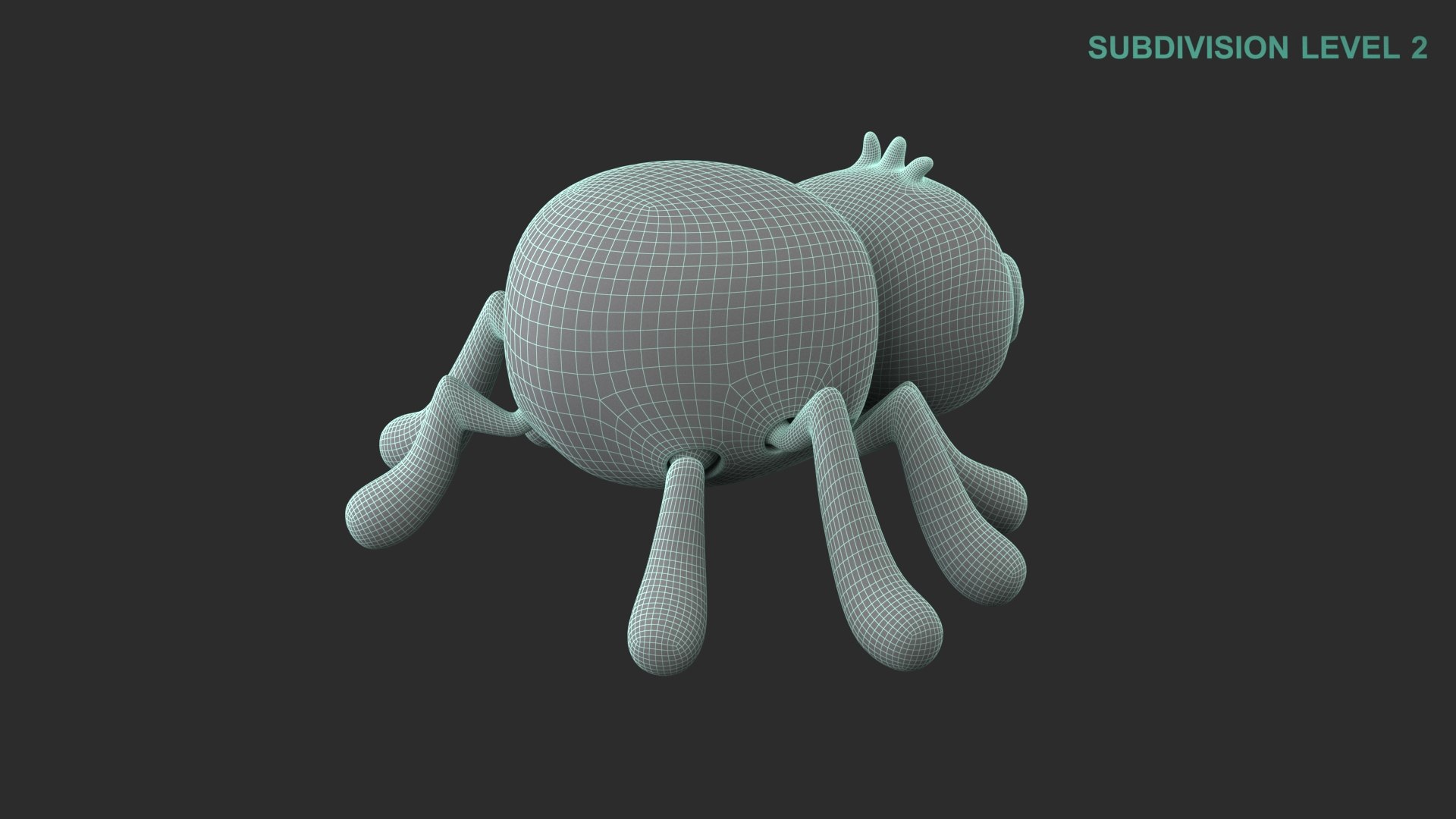 Cartoon Spider Character 3D Model - TurboSquid 2070223