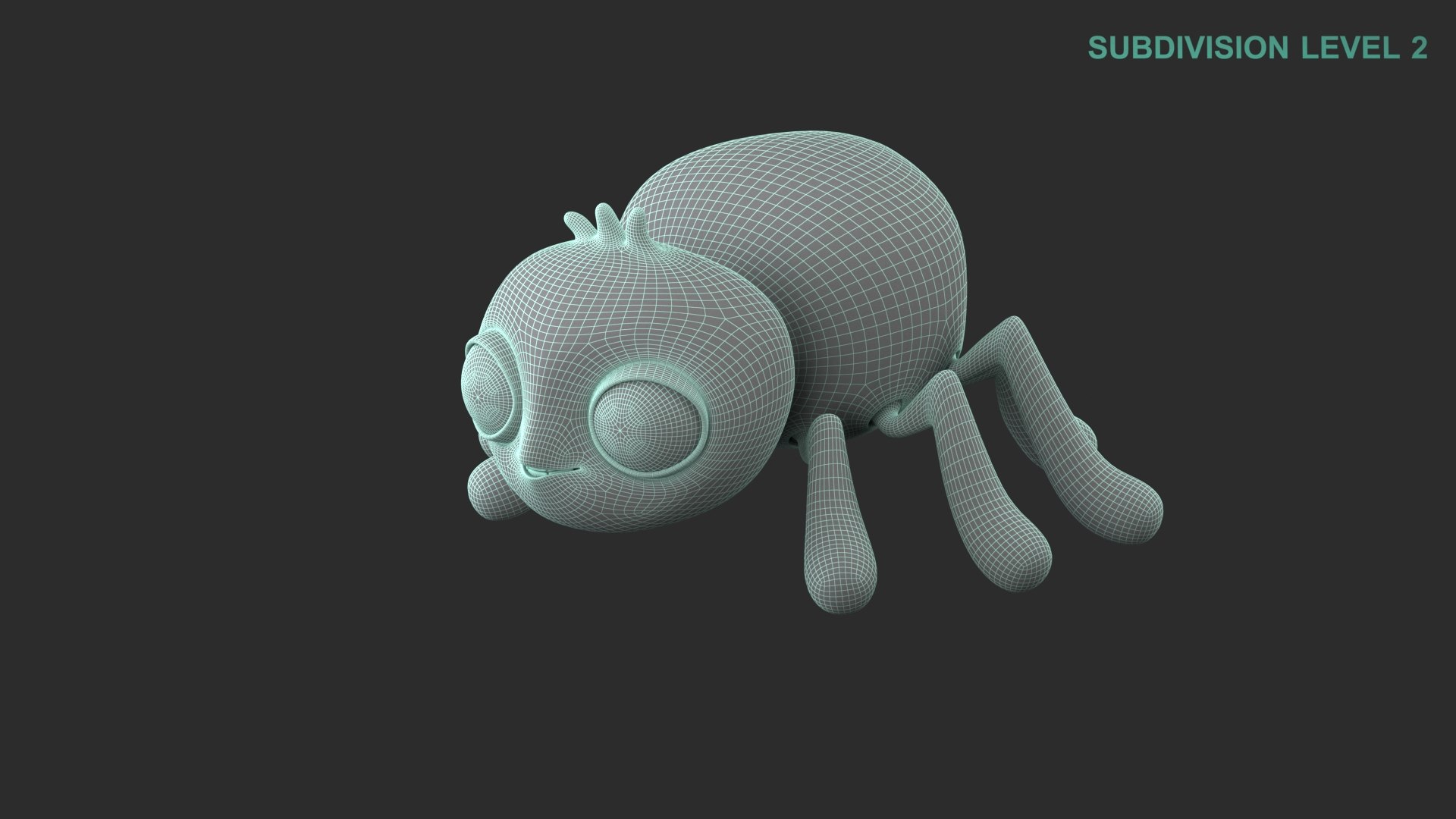 Cartoon Spider Character 3D Model - TurboSquid 2070223