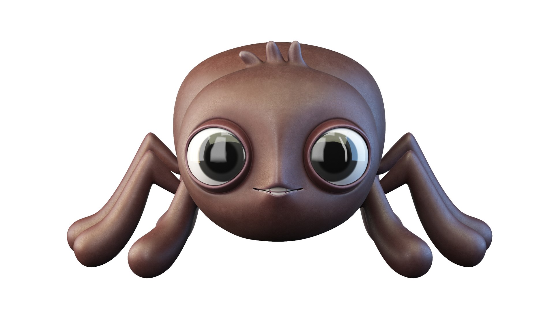 Cartoon Spider Character 3D Model - TurboSquid 2070223