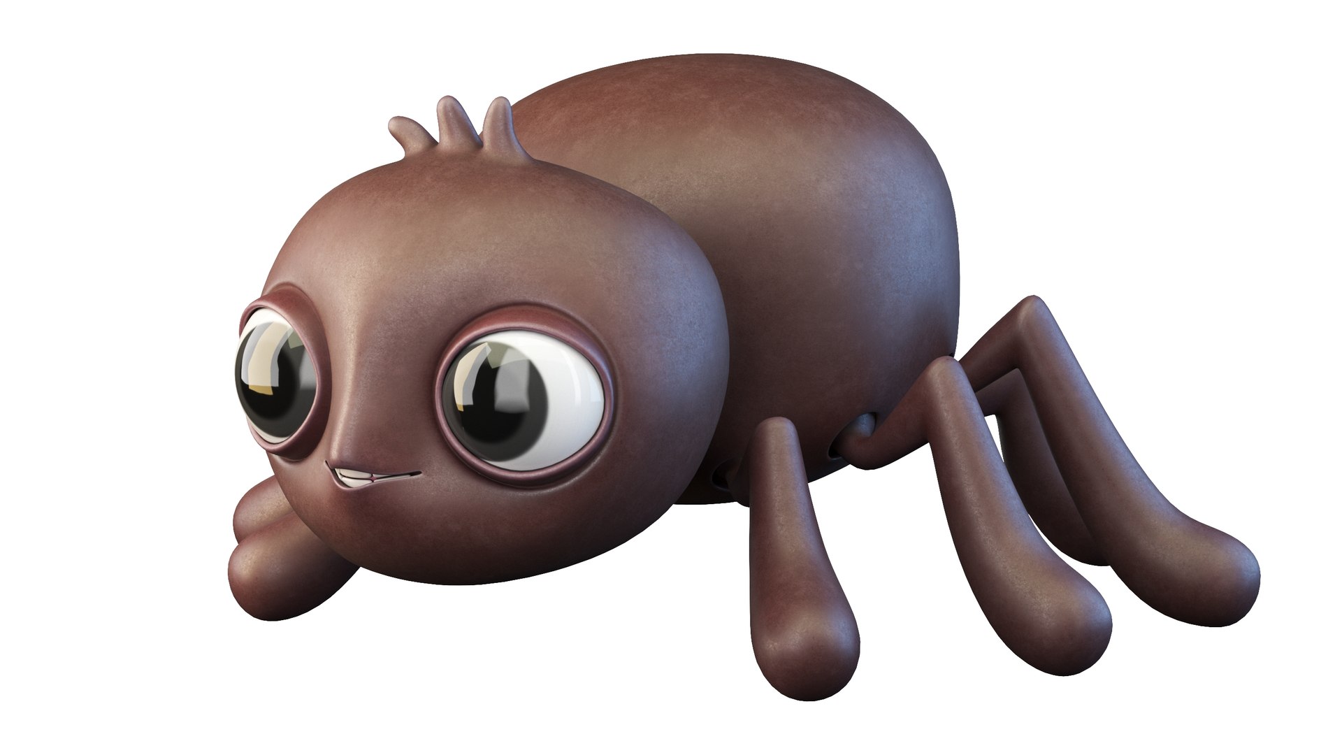 Cartoon Spider Character 3D Model - TurboSquid 2070223