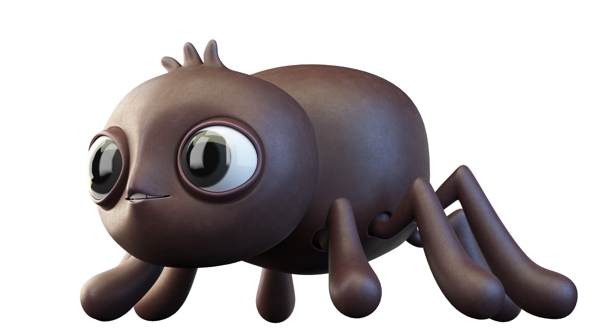 Cartoon Spider Character 3D Model - TurboSquid 2070223