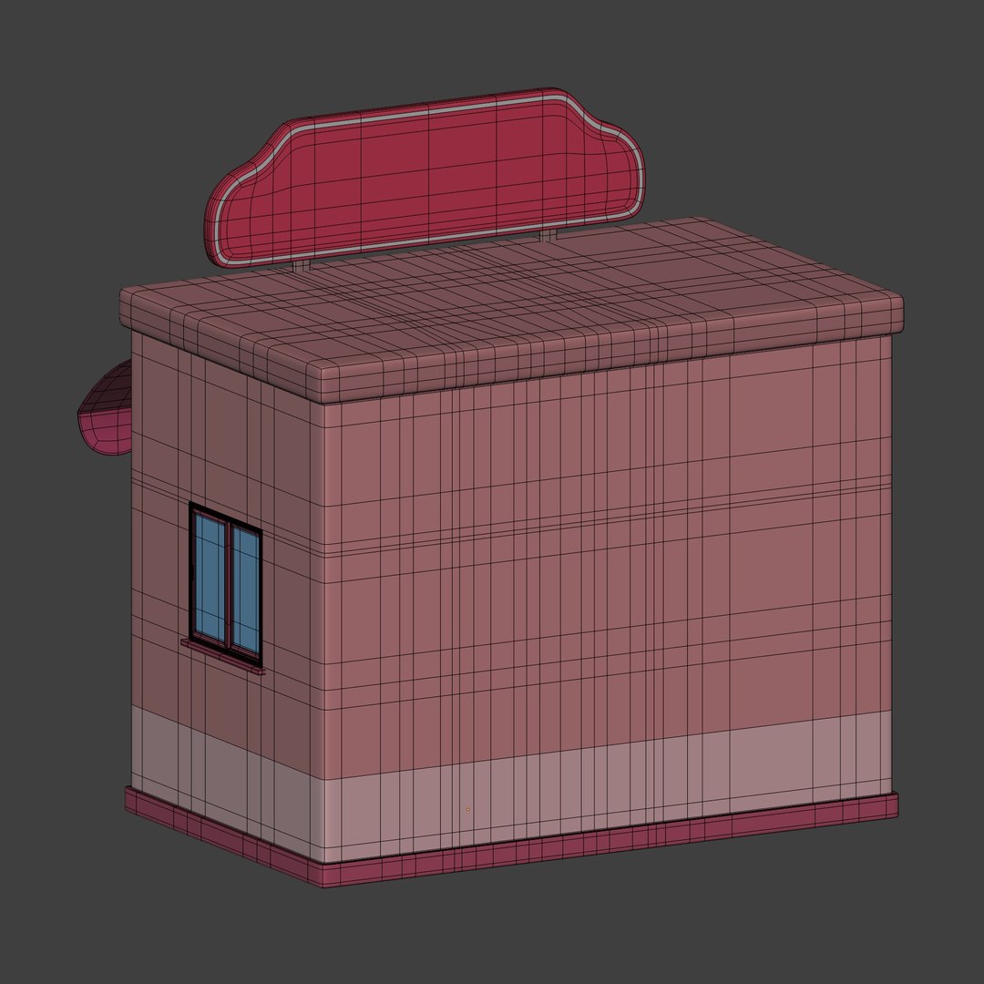 Cartoon Building 3D Model - TurboSquid 2171539