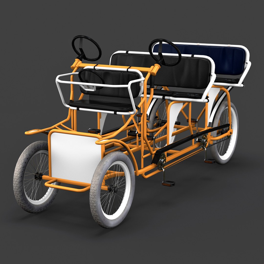 Bicycle Rickshaw 3d C4d