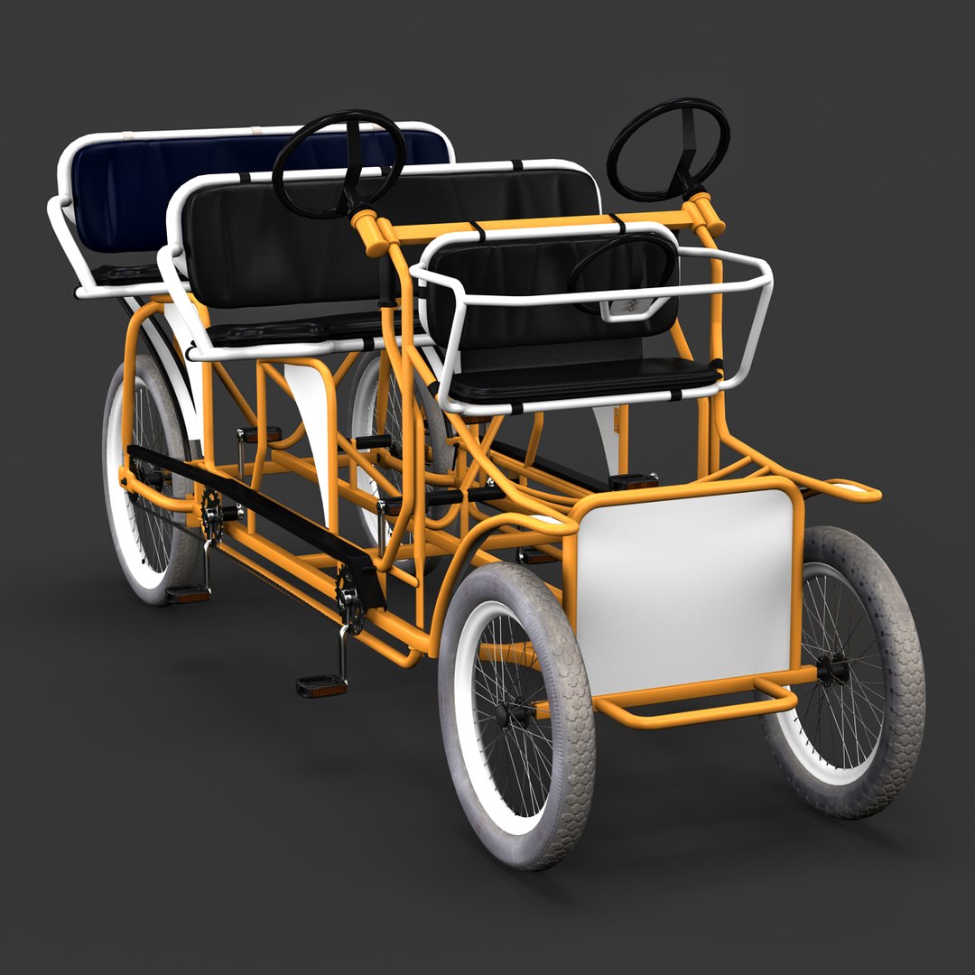 Bicycle Rickshaw 3d C4d