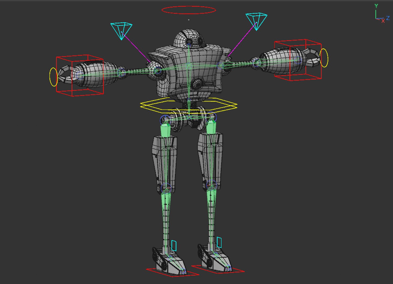 3D Cartoon 3d Robot Model - TurboSquid 2167553