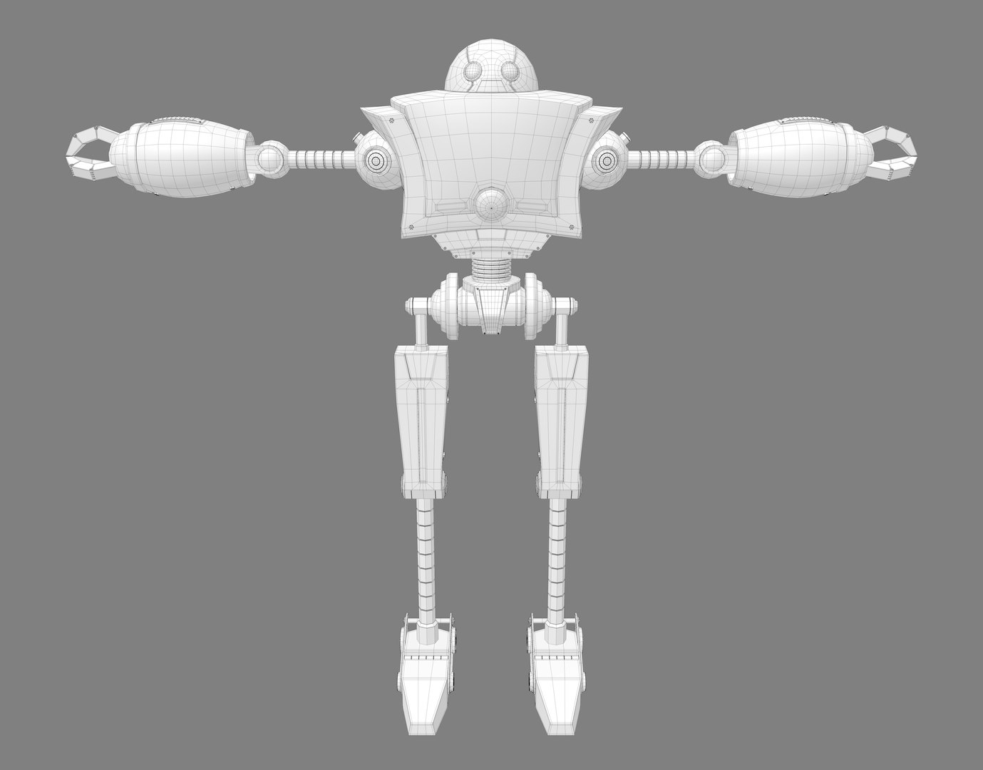 3D Cartoon 3d Robot Model - TurboSquid 2167553