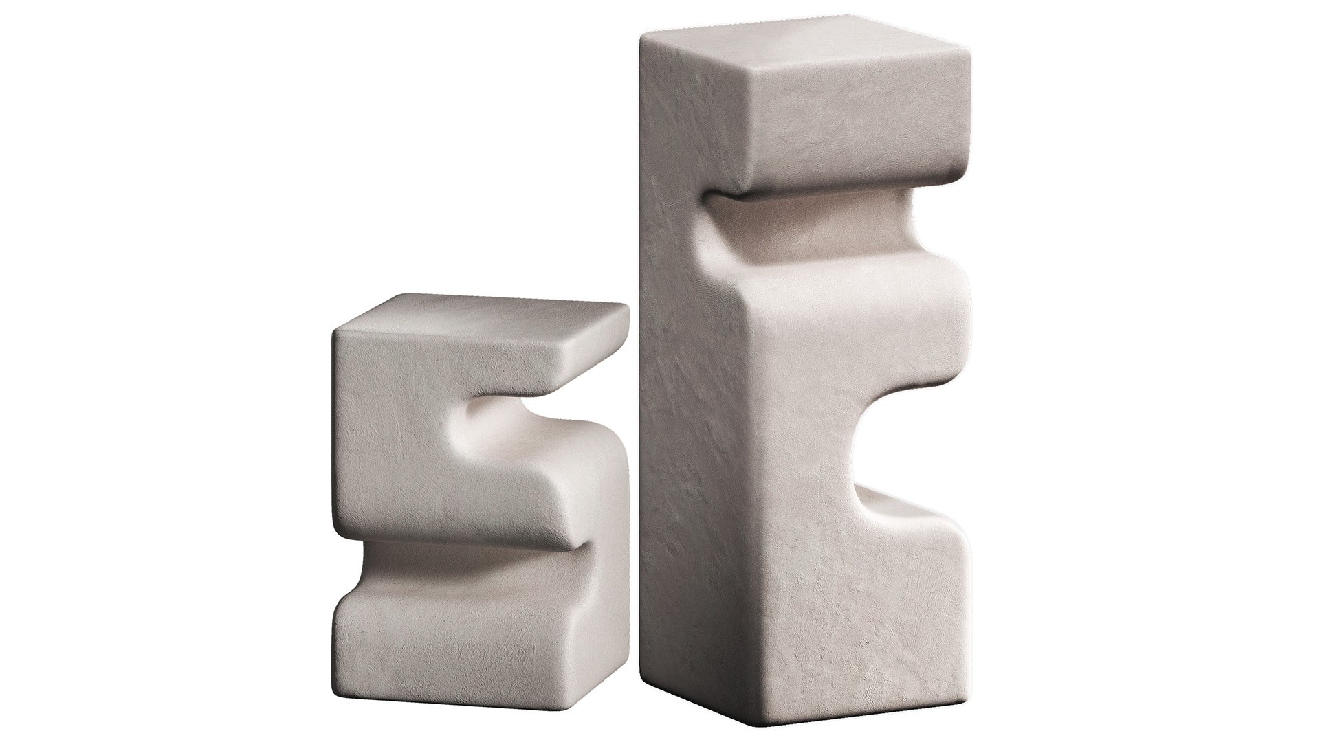 Gio Plaster Plant Stand By West Elm 3D Model - TurboSquid 2302736