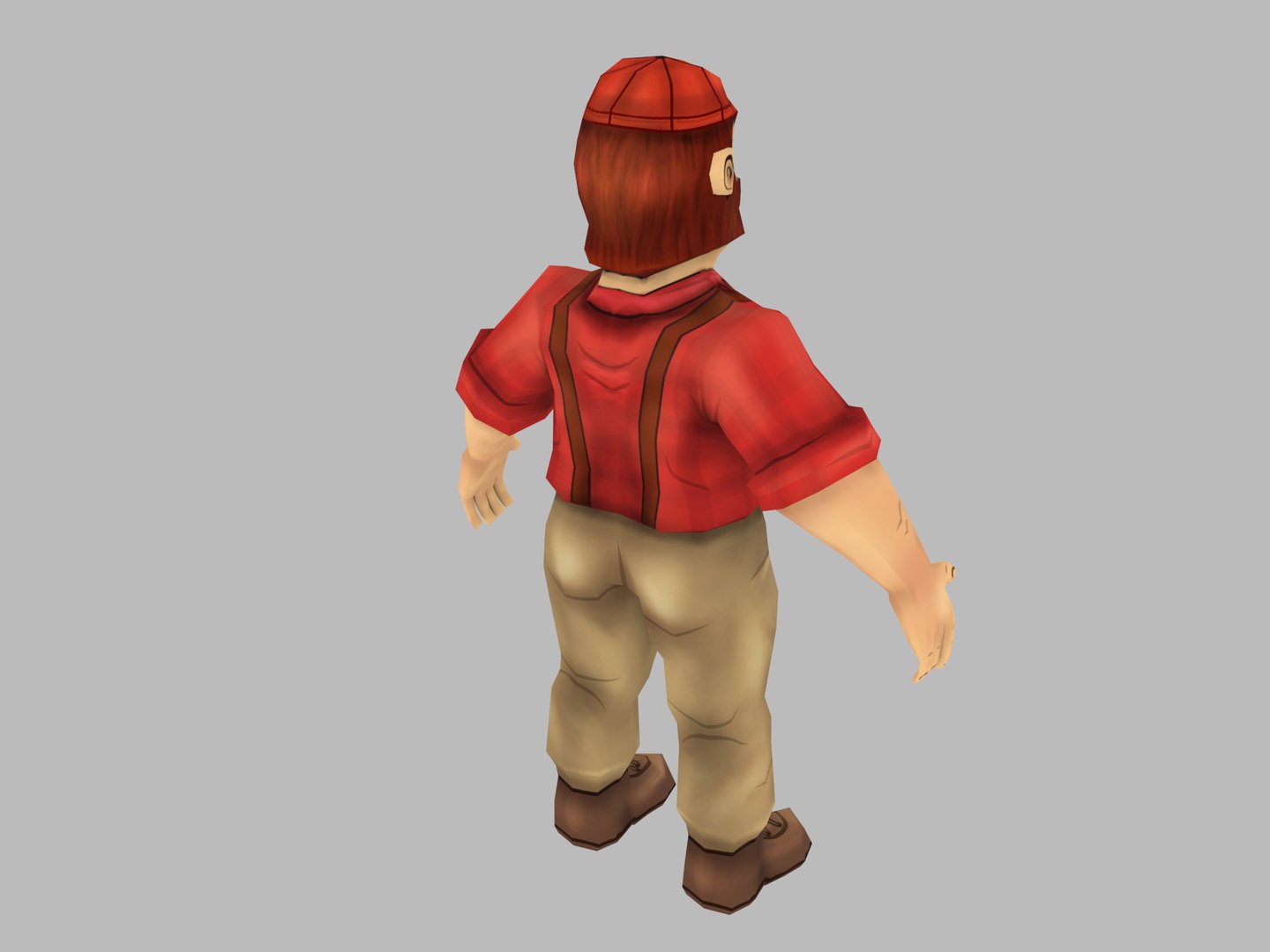 Character Lumberjack 3D Model - TurboSquid 1358014
