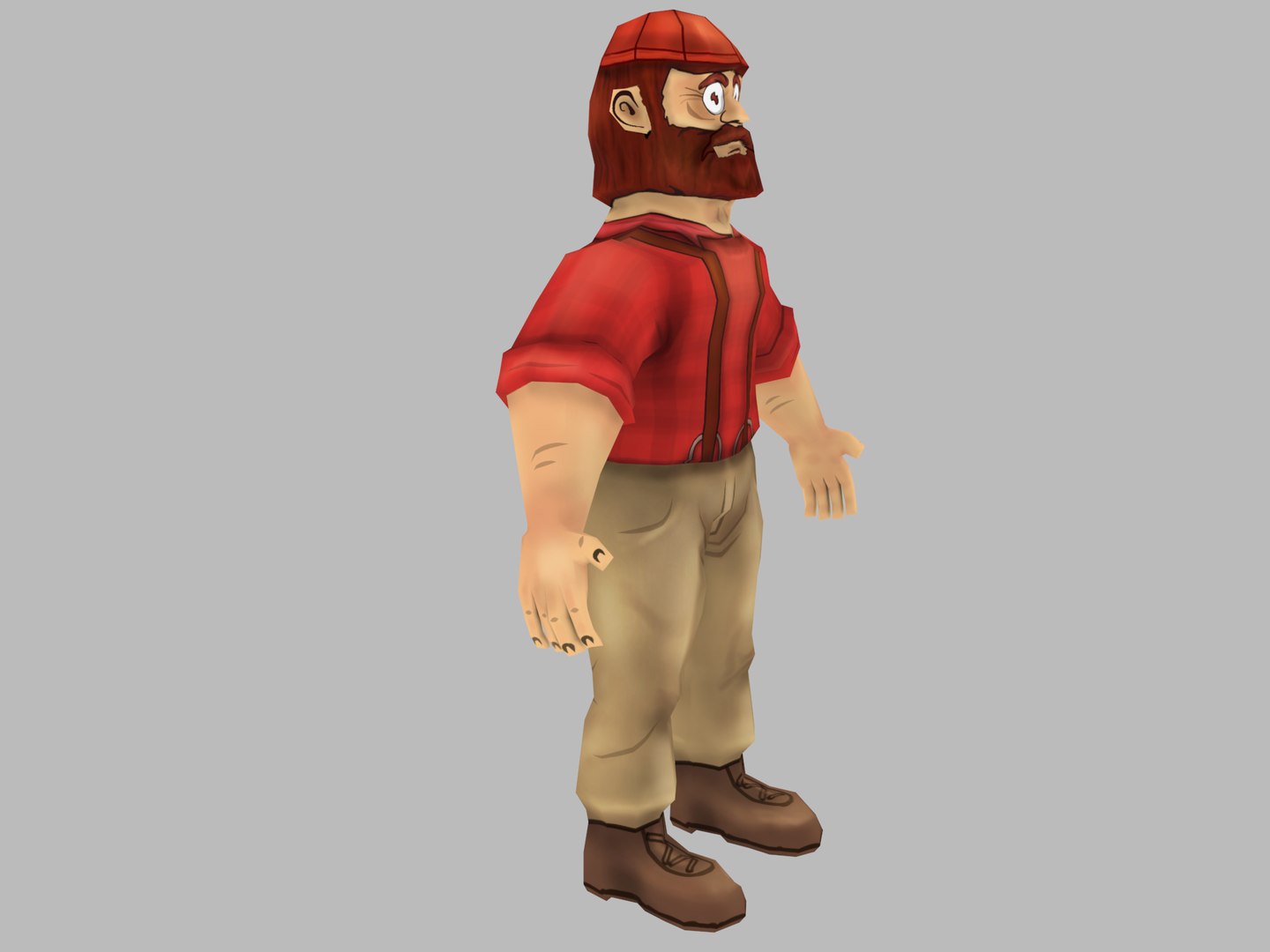 Character Lumberjack 3D Model - TurboSquid 1358014