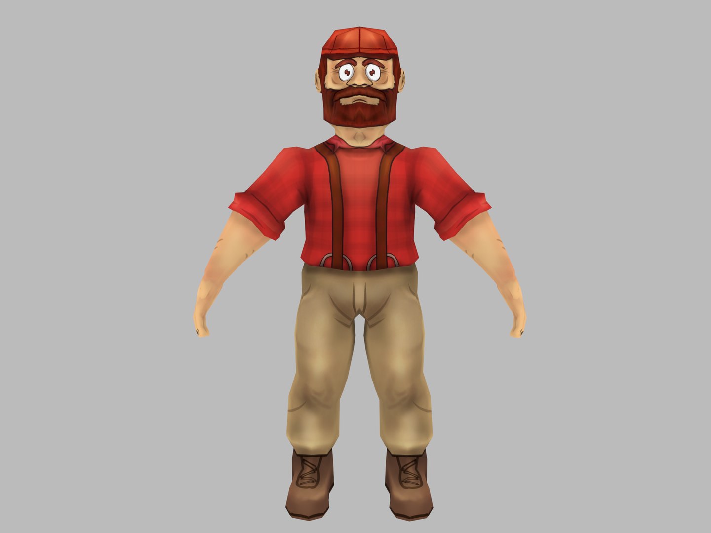 Character Lumberjack 3D Model - TurboSquid 1358014