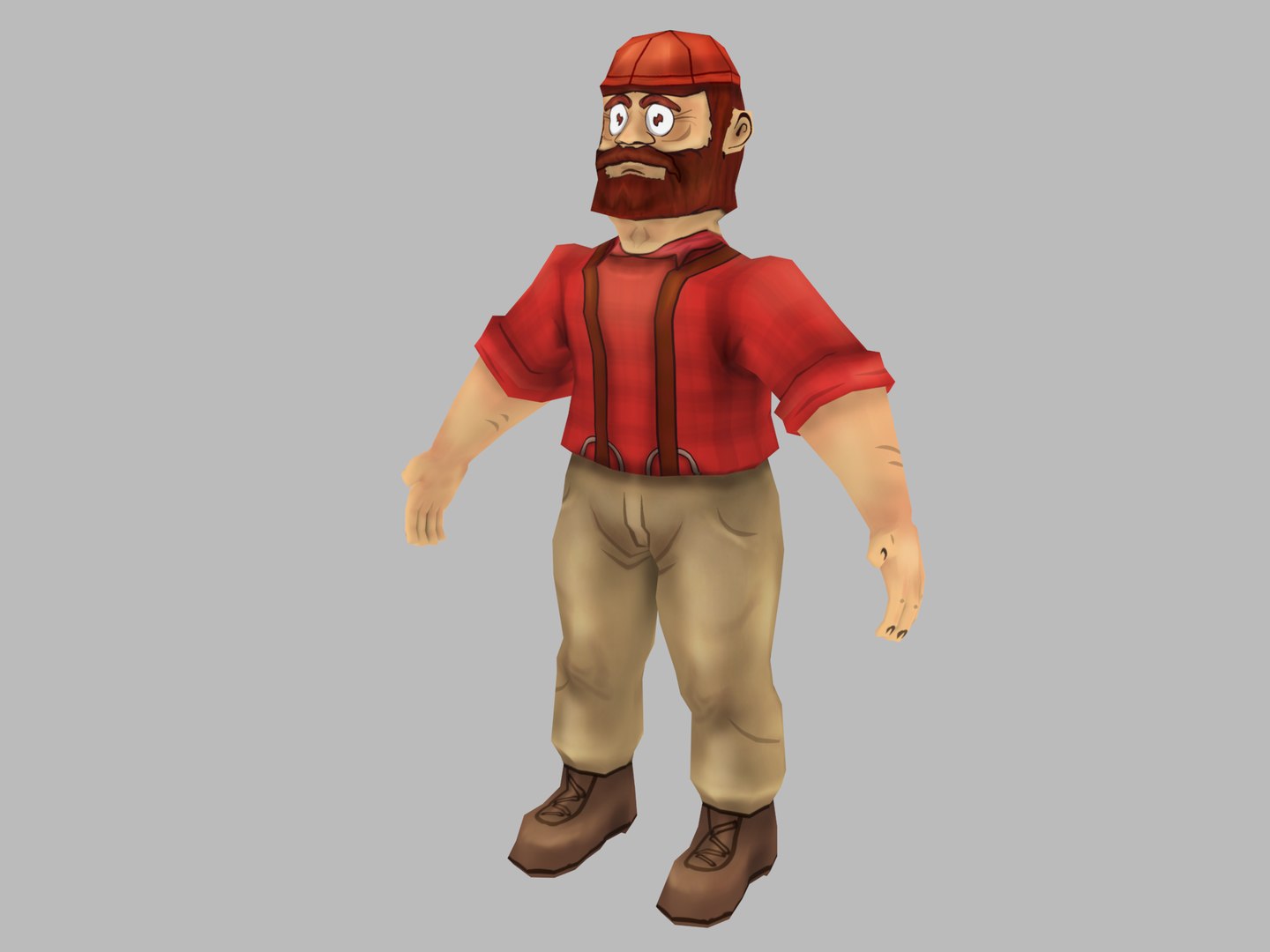 Character Lumberjack 3D Model - TurboSquid 1358014