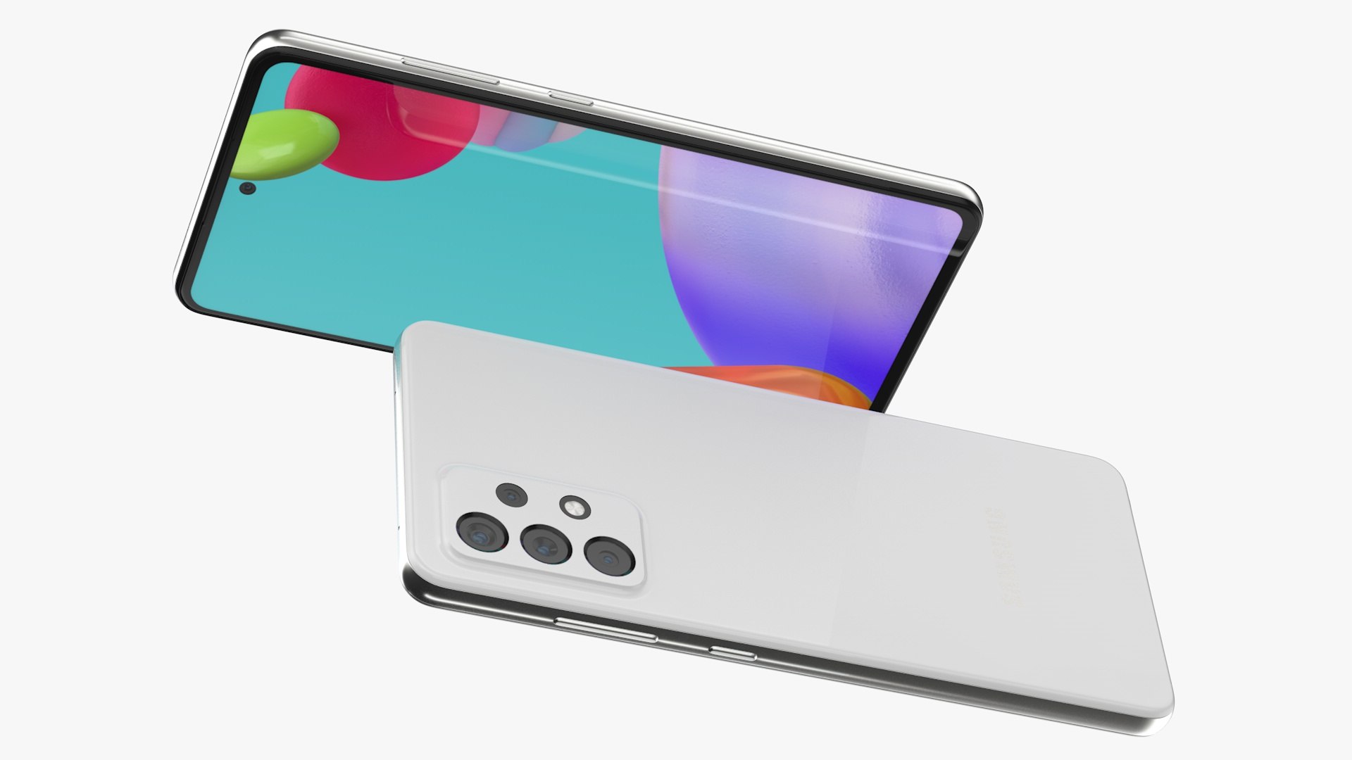 Samsung galaxy a52 3D model - TurboSquid 1688425