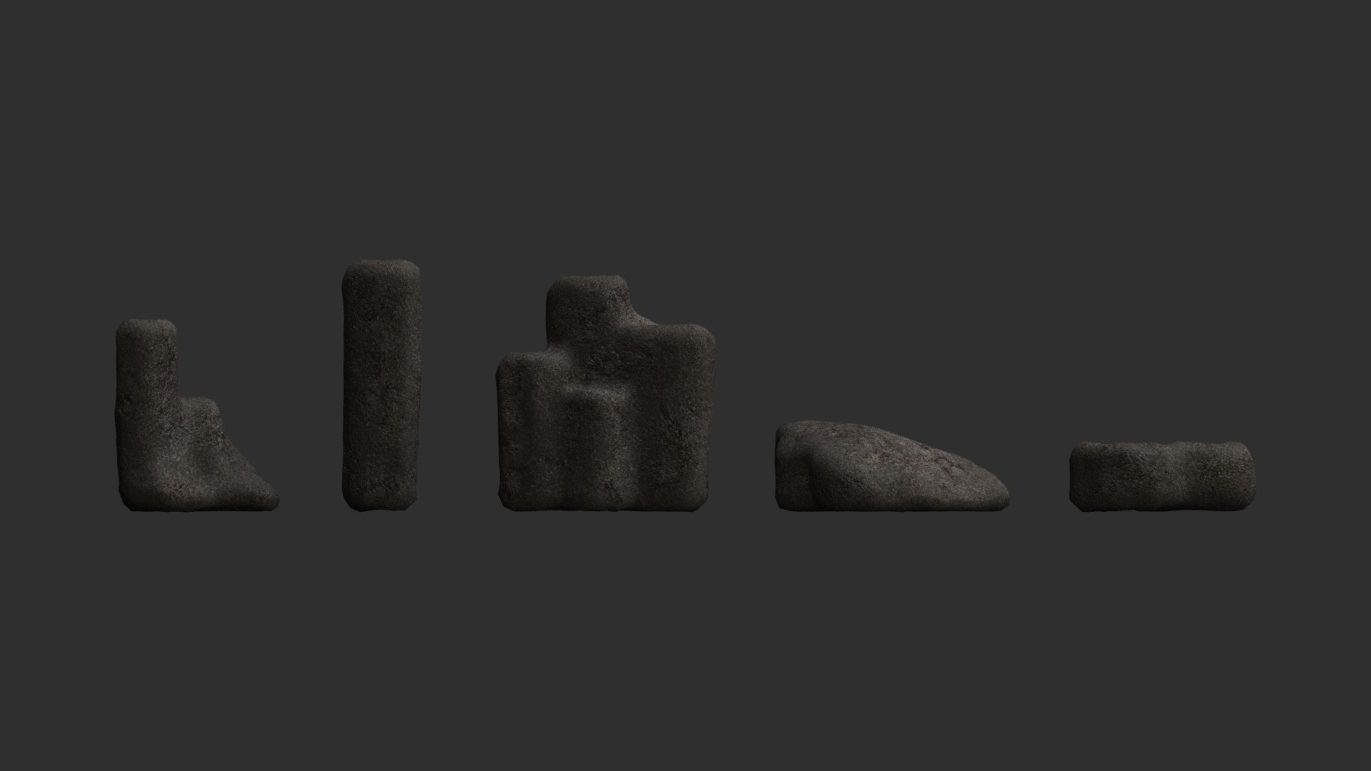 Free 3D Rock Set 01 - Base - TurboSquid 2059285