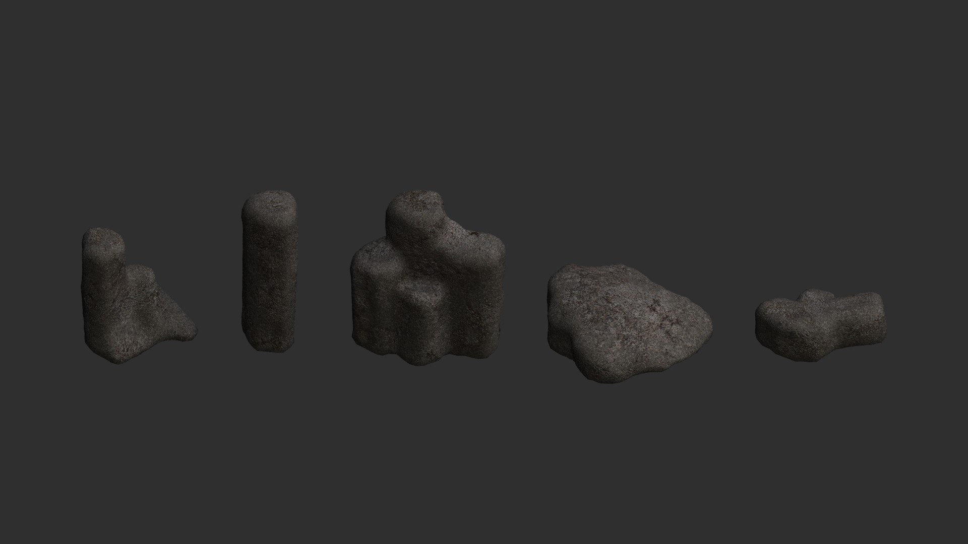 Free 3D Rock Set 01 - Base - TurboSquid 2059285