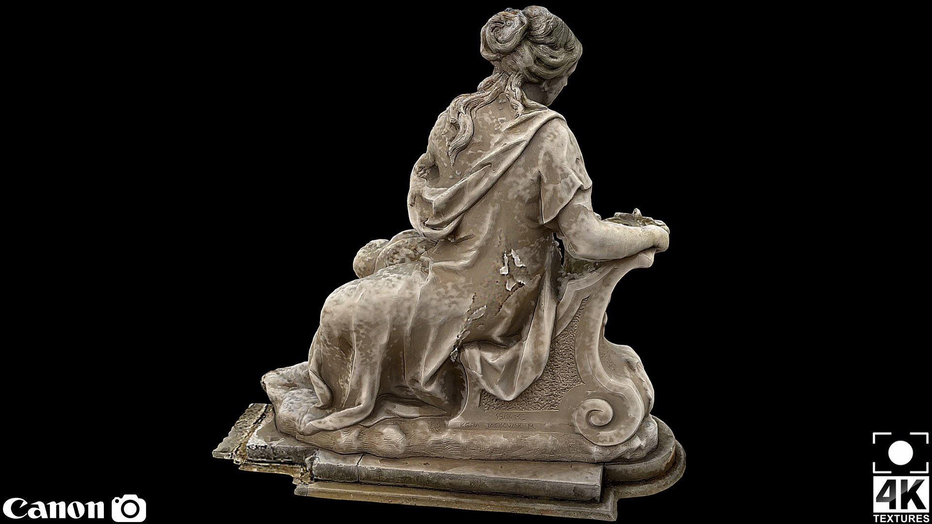 Greek Statue Antic Woman Photogrammetry 3D Model - TurboSquid 2224491