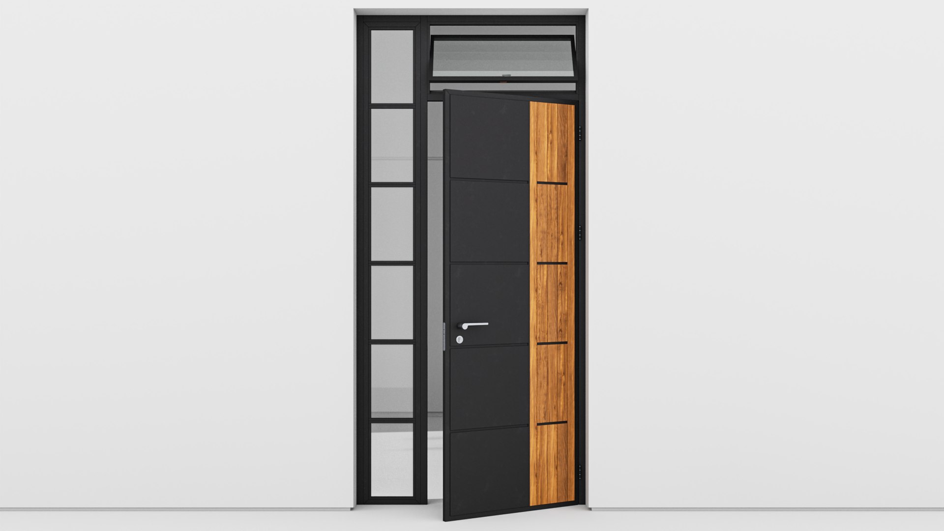 Aluminium Door 206 3D - TurboSquid 2040620