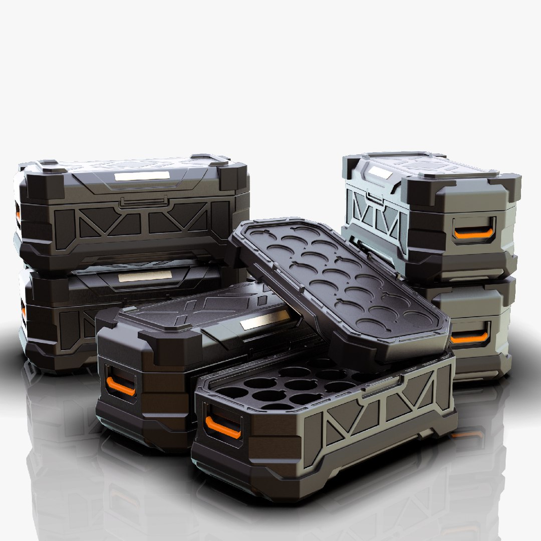 Sci-fi Military Case Model - TurboSquid 2021688