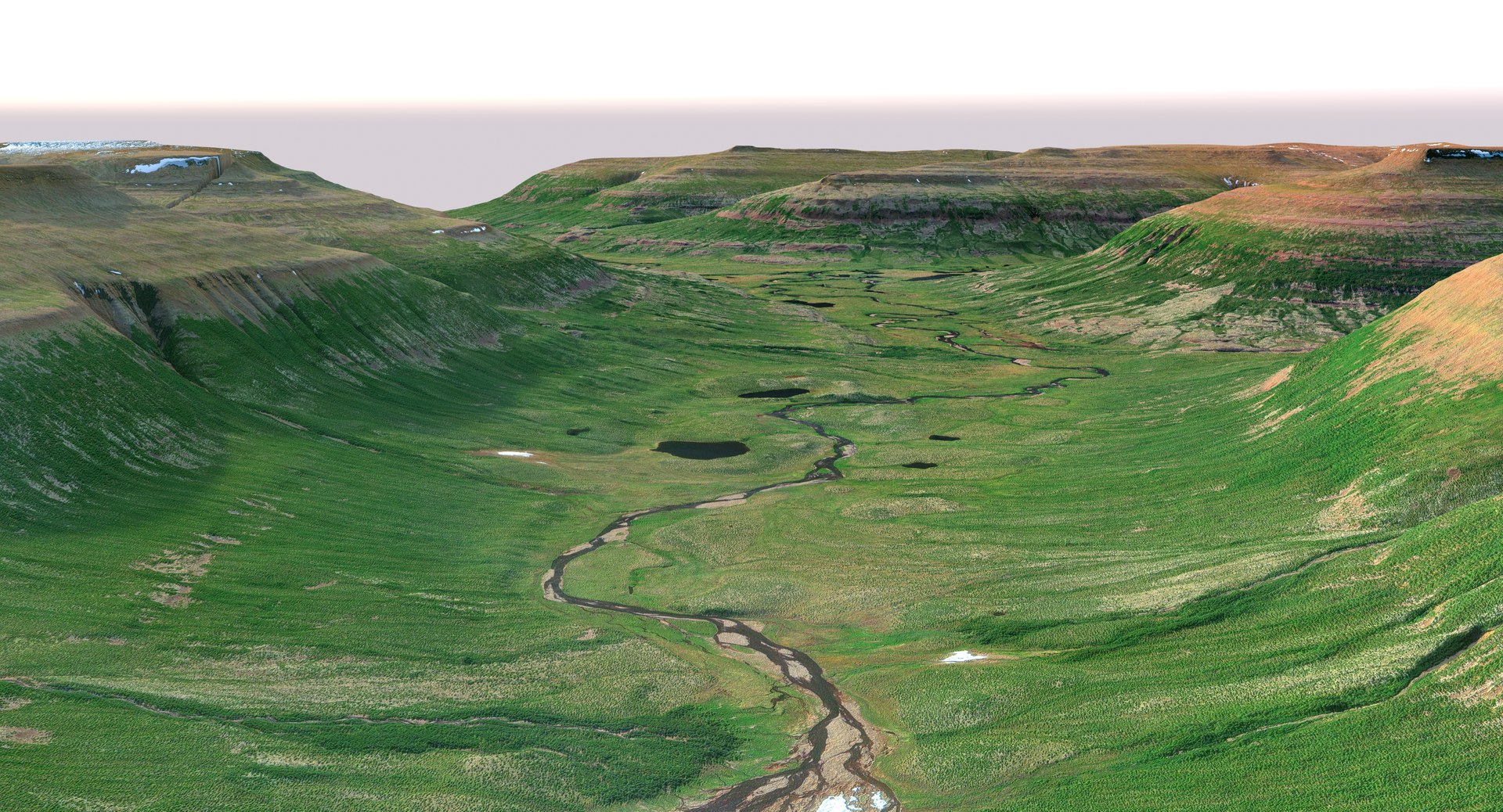 Alaska Valley Hills 3D - TurboSquid 1720778