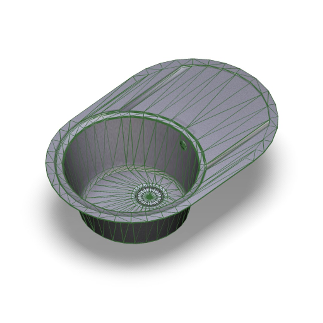 Sink Granula Basalt Gr-7603 Model - TurboSquid 1542717