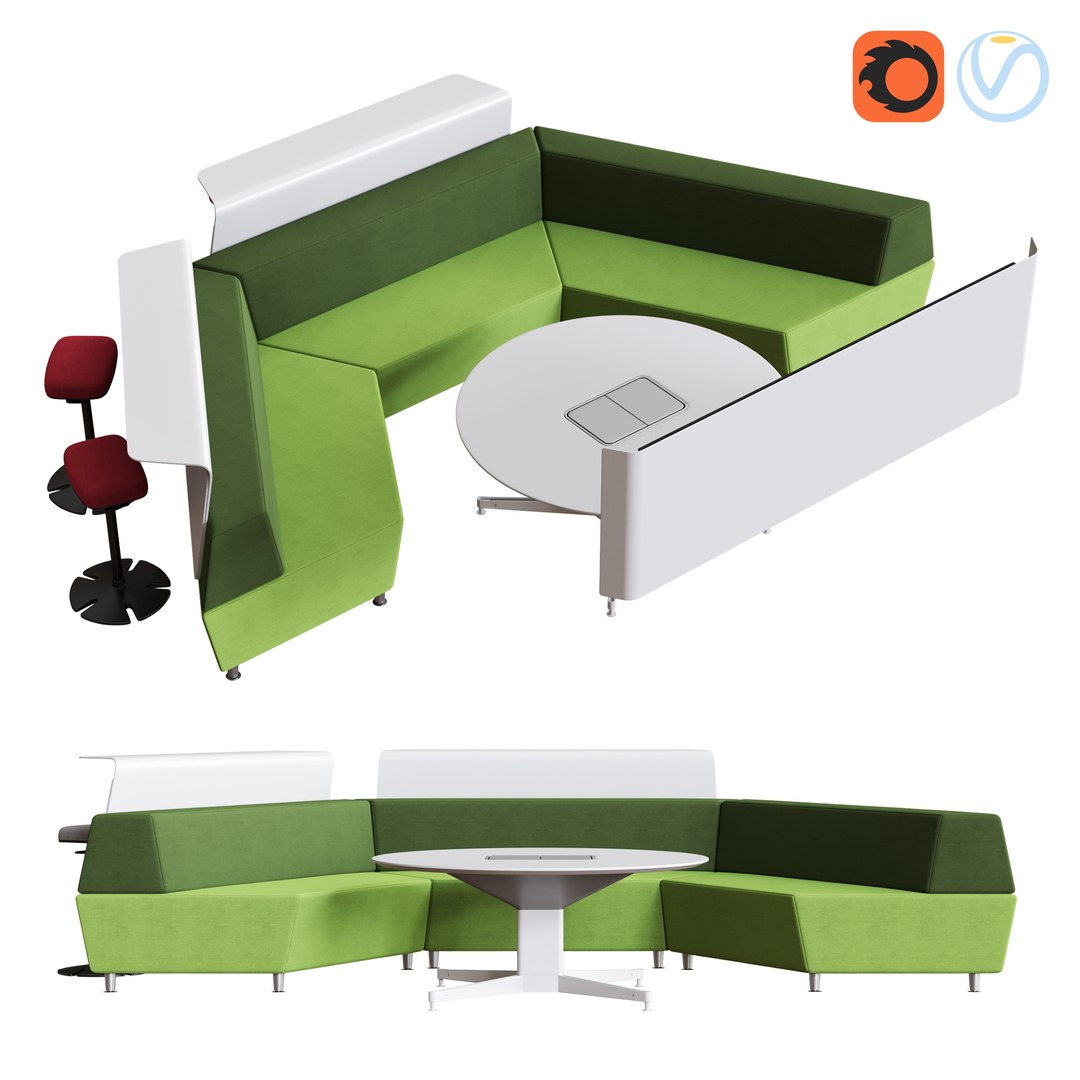 Steelcase Scape - 3D Model - TurboSquid 1636091