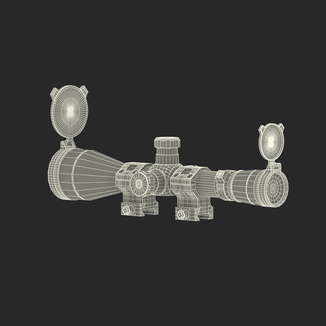Professional Military Scope 3d Model