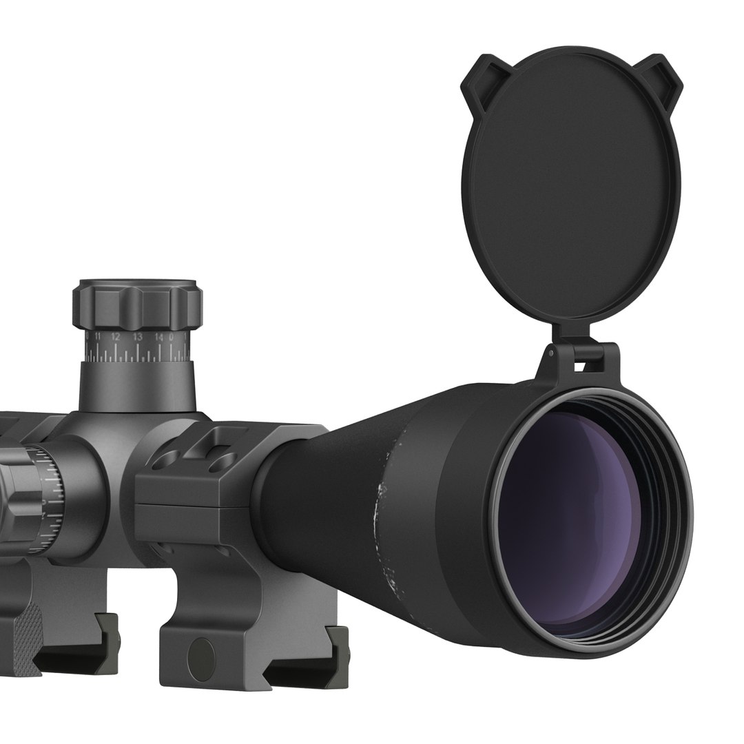Professional Military Scope 3d Model