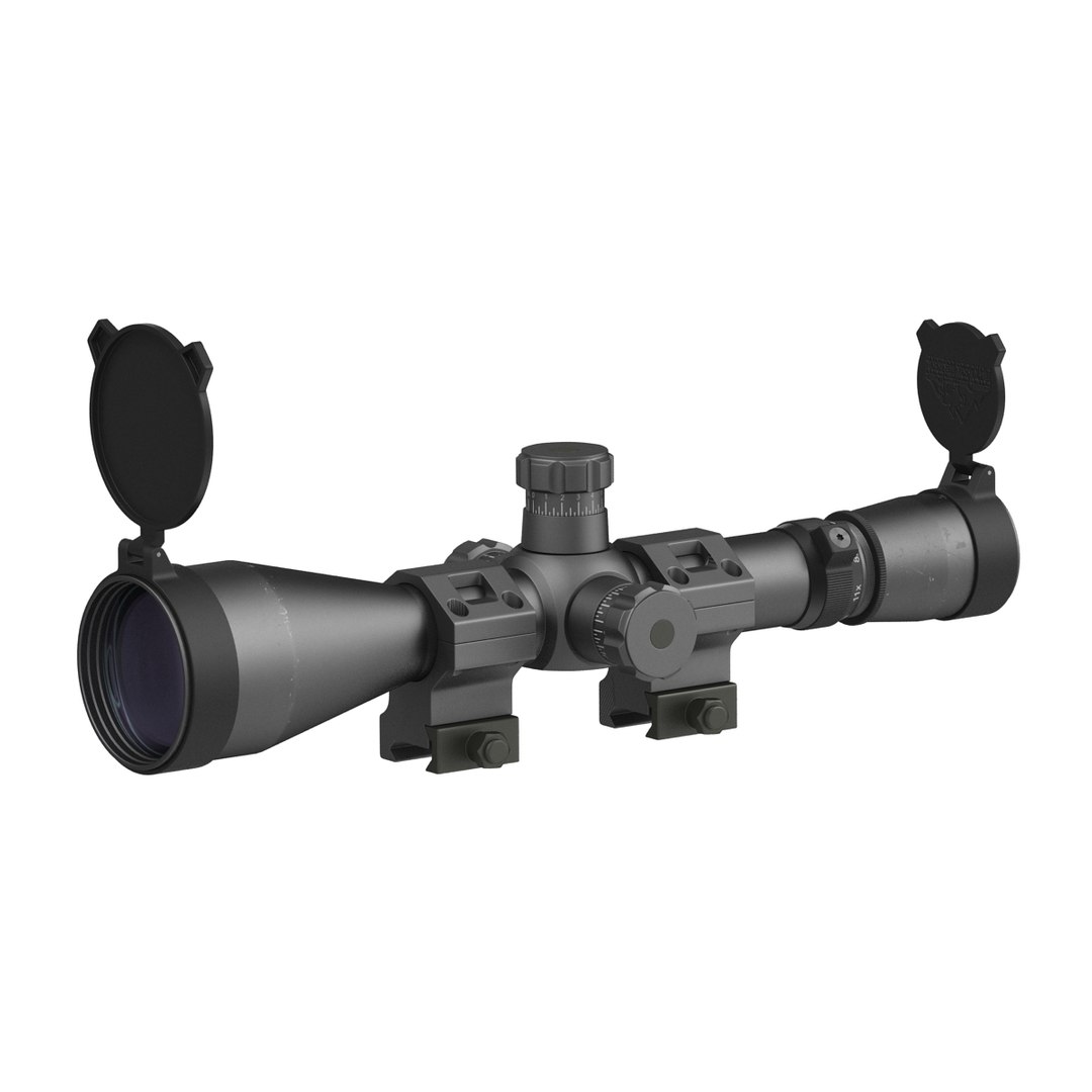 Professional Military Scope 3d Model