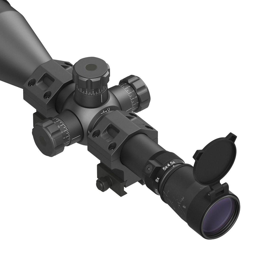 Professional Military Scope 3d Model