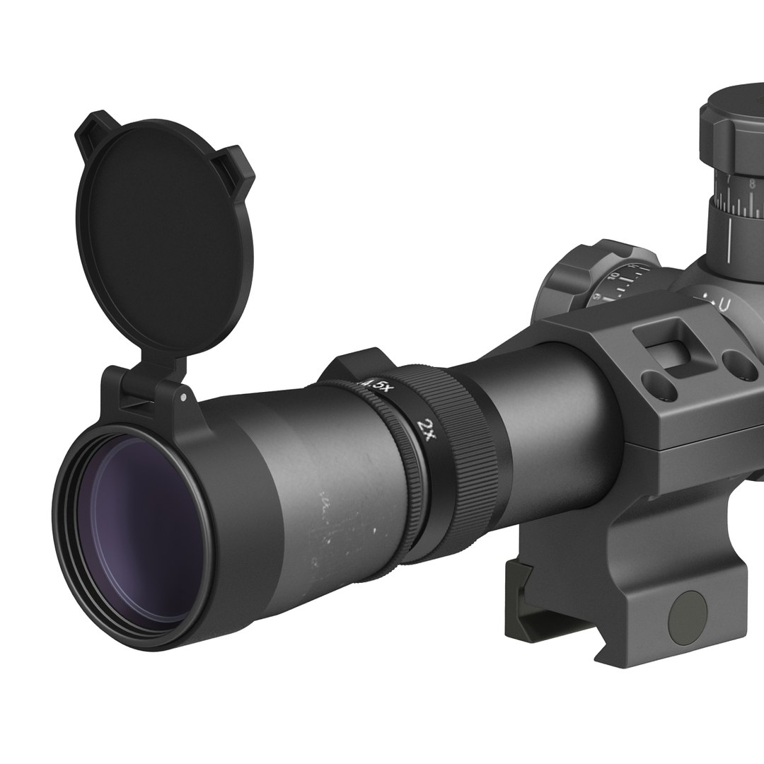 Professional Military Scope 3d Model