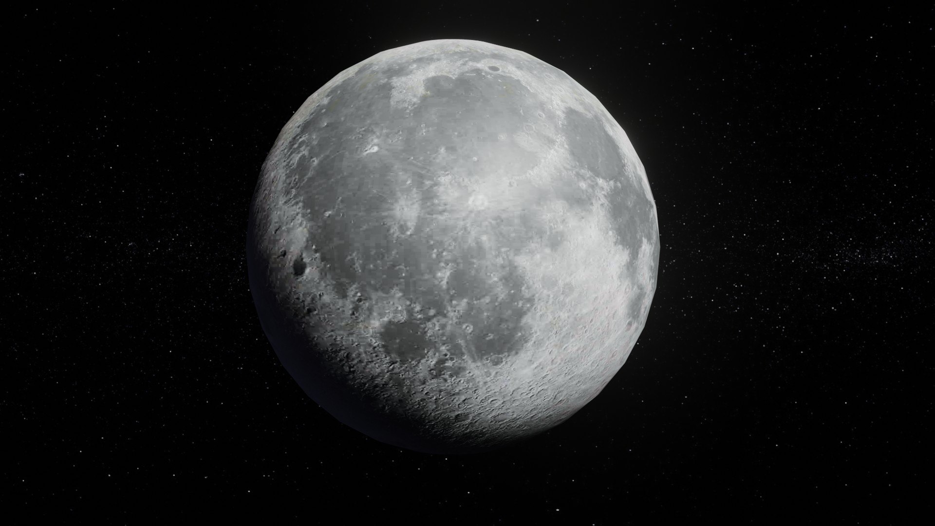 3D model photorealistic moon 2k - TurboSquid 1647130