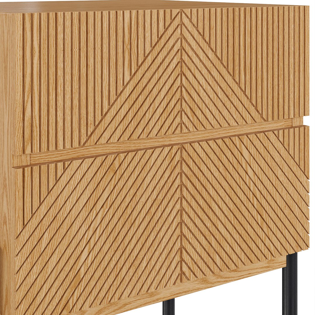 3D Lodge Bedside Table Model - TurboSquid 2136275