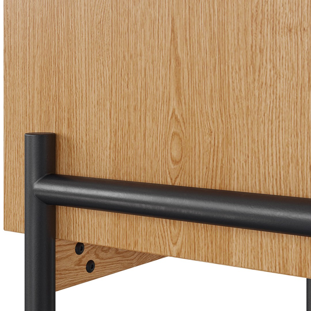 3D Lodge bedside table model - TurboSquid 2136275