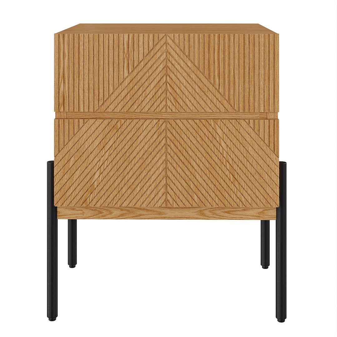 3D Lodge bedside table model - TurboSquid 2136275