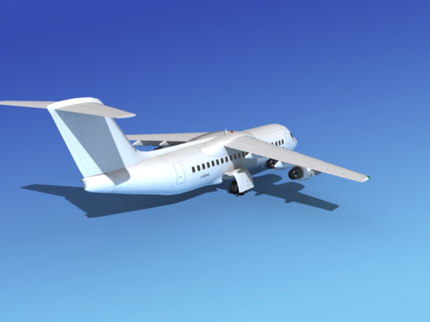 Bae 146 3d Model