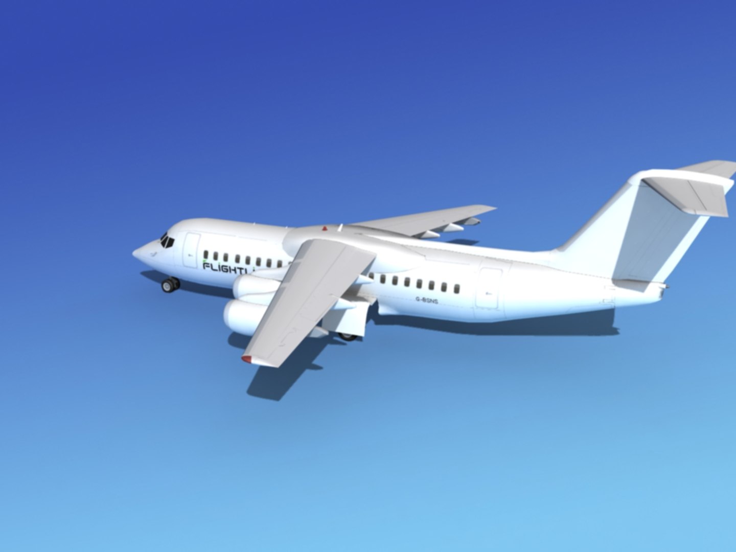 Bae 146 3d Model